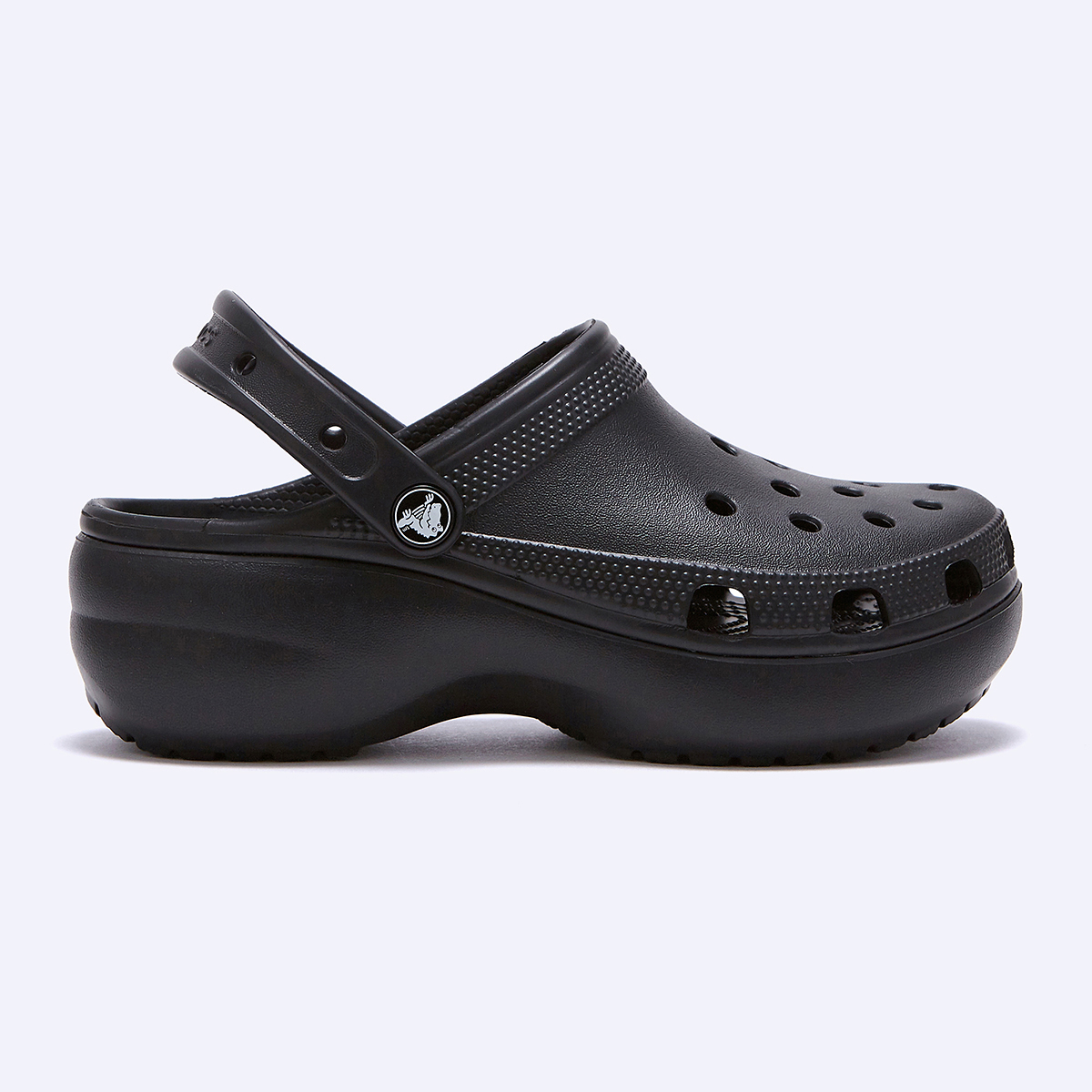 CROCS 클래식 플랫폼 클로그 블랙 , 206750-001